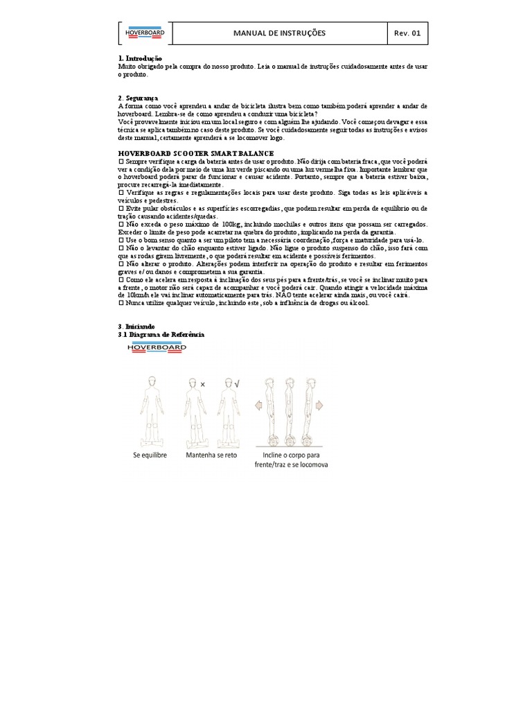 Manual Hover Rev01 | PDF | Pneu