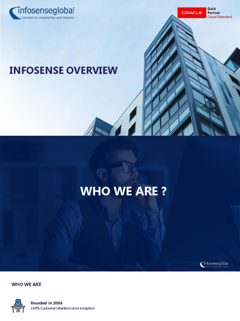 Infosense Overview | PDF | Oracle Corporation | Cloud Computing