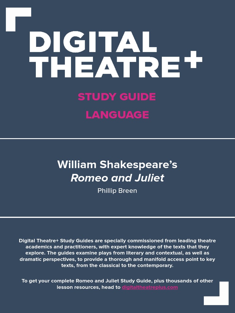 Romeo and Juliet Study Guide Language | PDF | Romeo And Juliet | Poetry