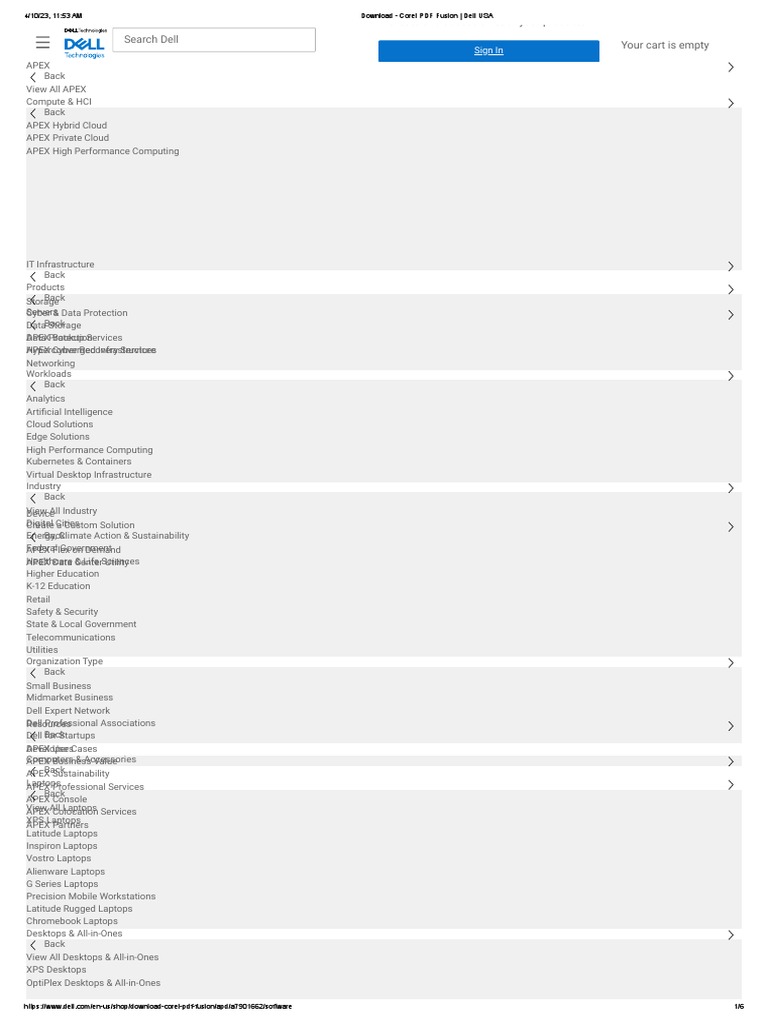 Corel PDF Fusion - Dell USA | PDF | Laptop | Desktop Computer
