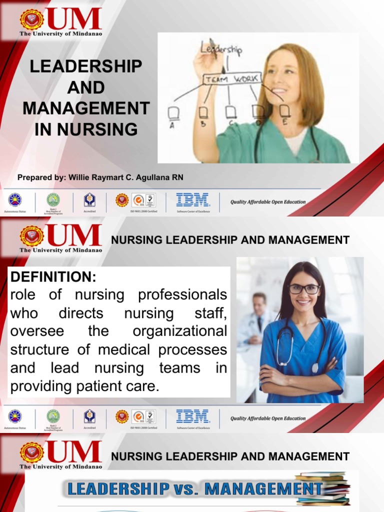 NCM 119 1st Exam Coverage | PDF | Leadership | Nursing