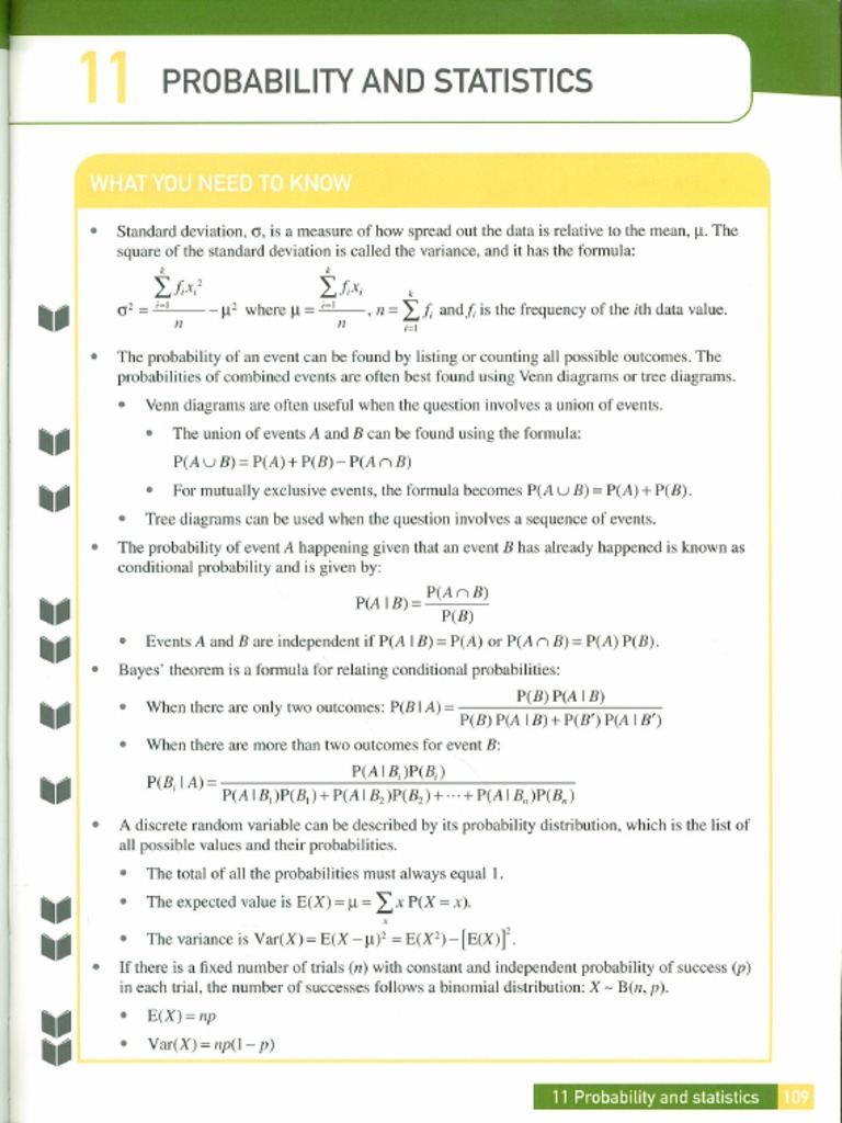 11 Probability and Statistics | PDF