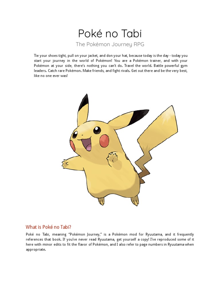Poké No Tabi | PDF
