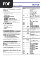 Manual N 1200 Novus | PDF | Entrada/Saída | Potência (Física)