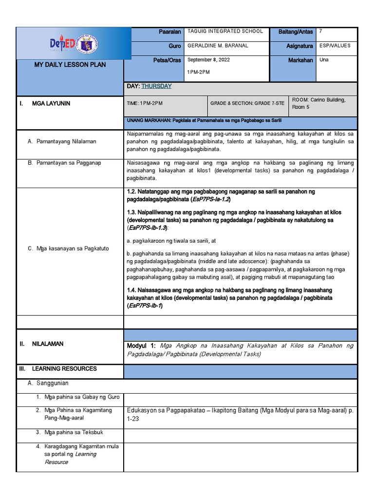 ESP-Week 2 - STE | PDF