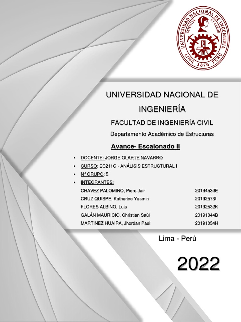 Grupo 5 - Primer Control Escalonado II | PDF | Ciencias fisicas ...