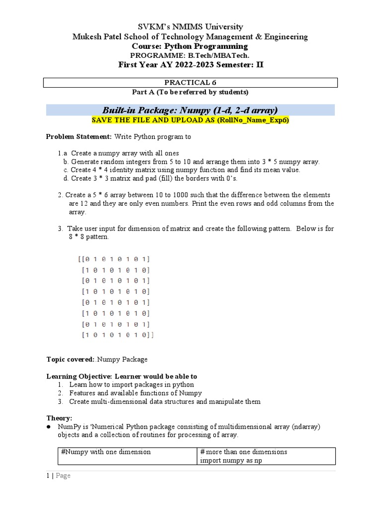 Practical6 Python Programming | PDF | Software Engineering | Computer Science