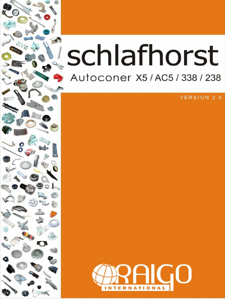 Schlafhorst Autoconer Spares x5 Ac5 338 238 | PDF