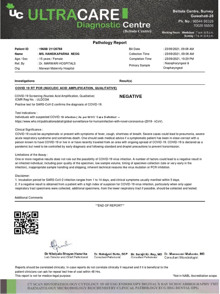 Hansikaparna Neog | PDF | Infection | Diseases And Disorders