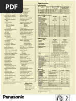 Panasonic Program Codes | PDF | Telephony | Telecommunications