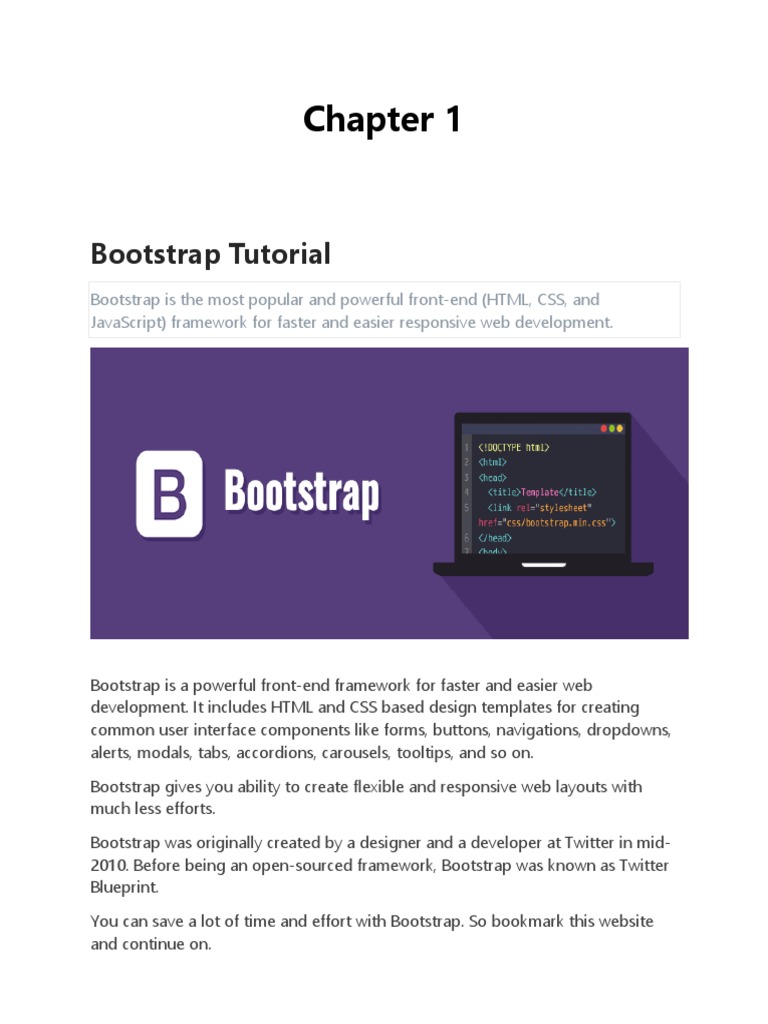 Bootstrap Manual | Download Free PDF | Bootstrap (Front End Framework) | Page Layout