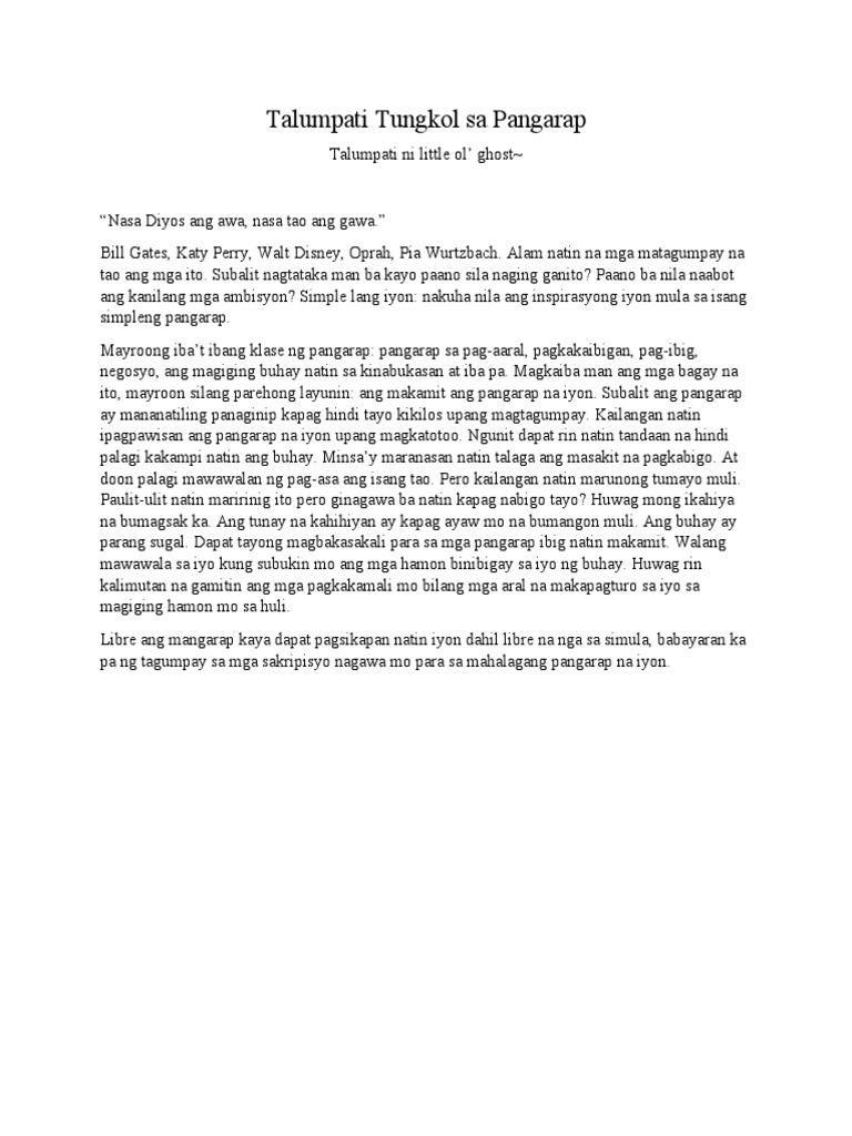 Talumpati | PDF