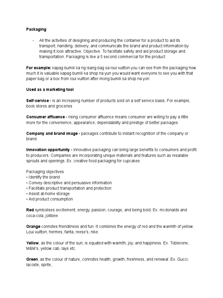 Packaging_Report Marketing Management | PDF | Brand | Packaging And ...