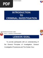 PNP Criminal Investigation Flowchart | PDF | Crime Scene | Crimes