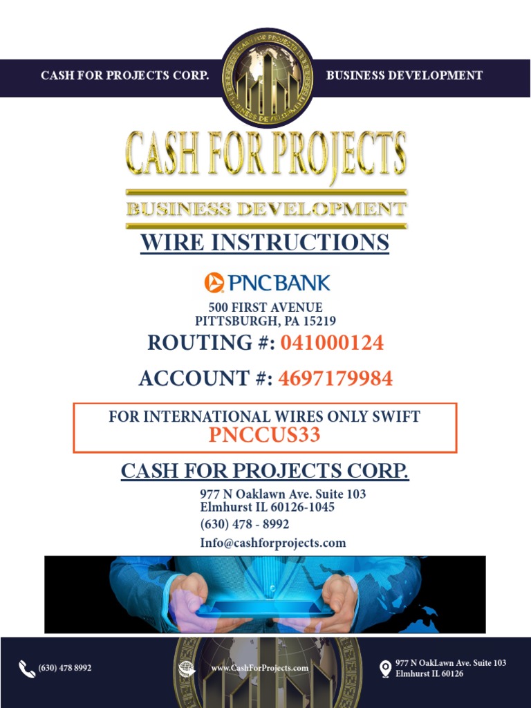 Wire Instructions: Routing #: Account # | PDF