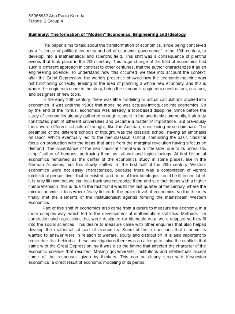 Modern Economics | PDF | Economics | Science