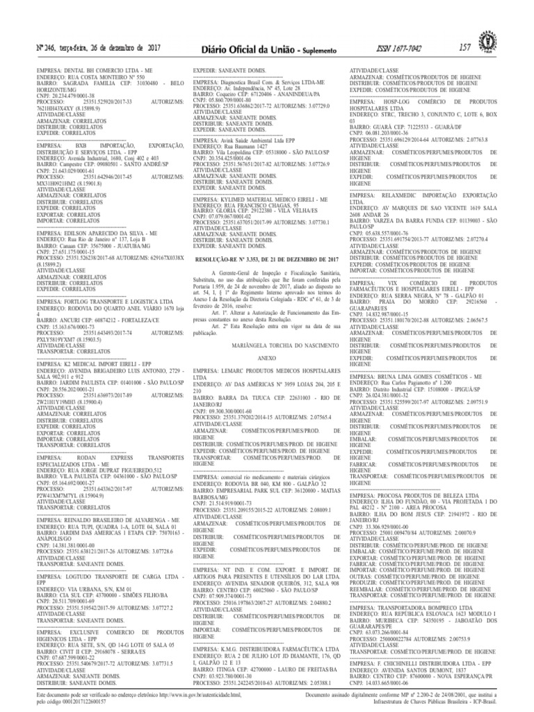 AFE - Autorização de Funcionamento Saneantes | PDF | Economias | Business
