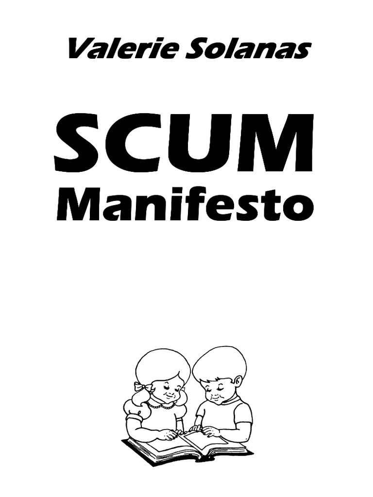 Manifeste SCUM de Valérie Solanas | PDF | Amour | Raison