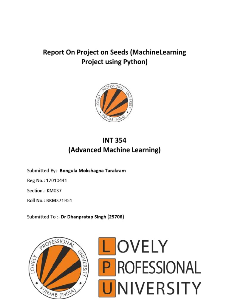 INT 354 CA1 Mokshagna | PDF | Support Vector Machine | Dependent And ...
