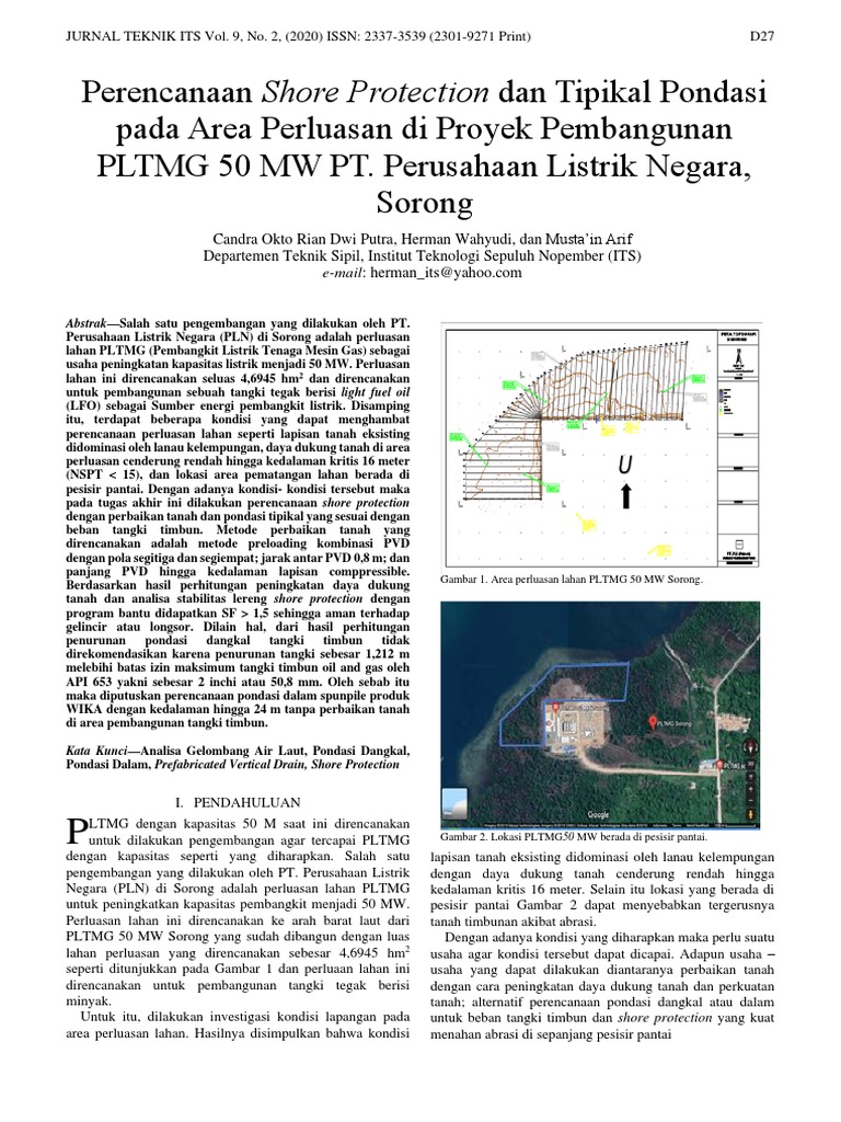 Reklamasi Dan Shore Protection PLN Sorong | PDF | Sains & Matematika