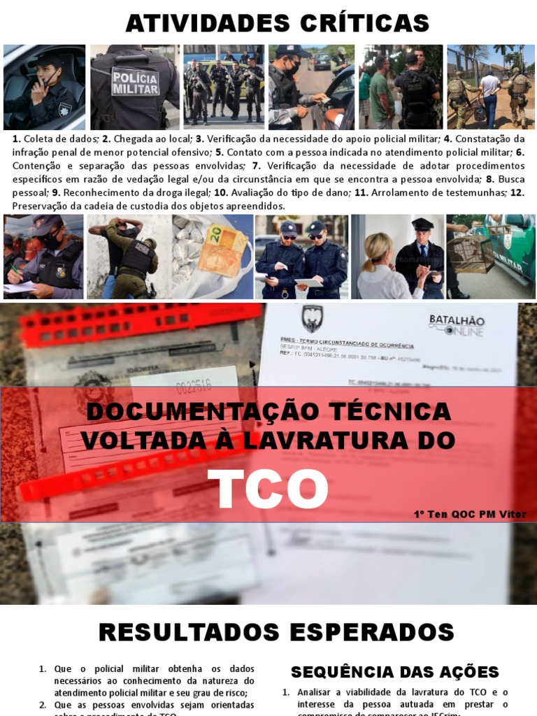Documentação Técnica Tco | PDF | Polícia | Crimes