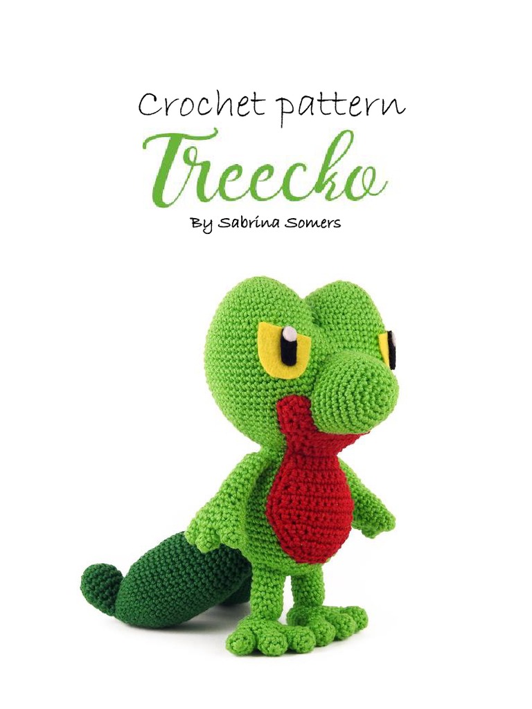 Crochetpattern Treecko | PDF | Crochet | Yarn