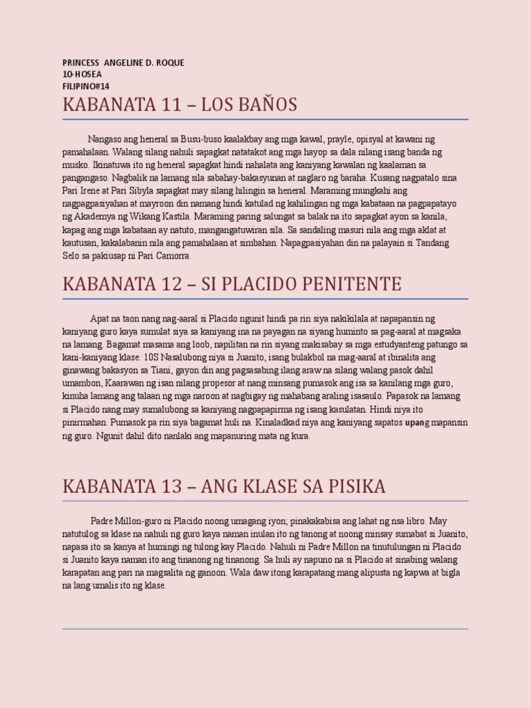 Kabanata 11 20 Roqx | PDF