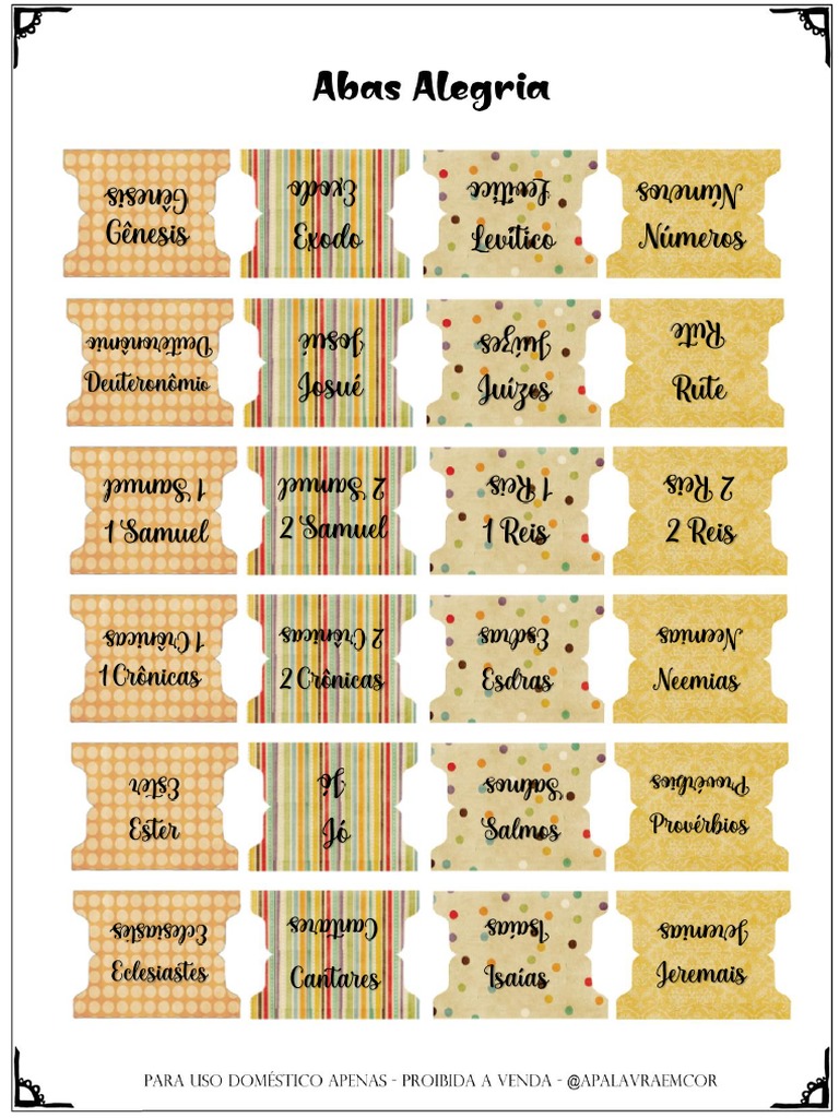 Abas para A Bíblia Sagrada | PDF