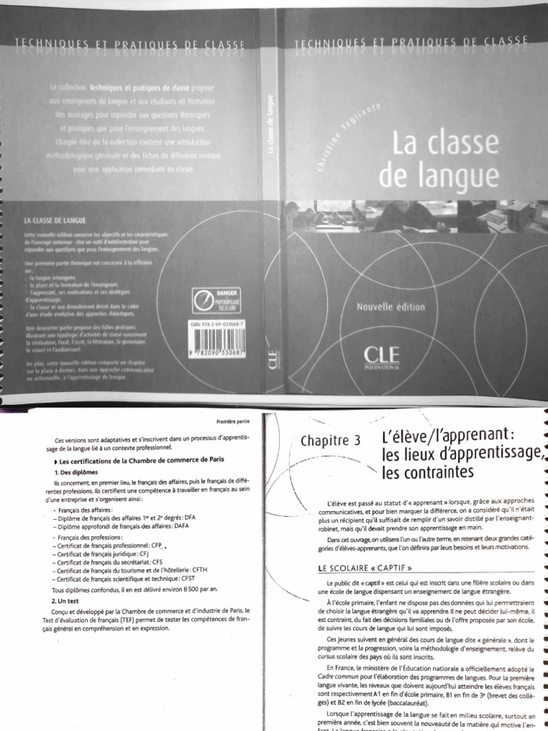 Metodologias de Ensino de LE. (Tagliante) | PDF | Apprentissage | Pédagogie