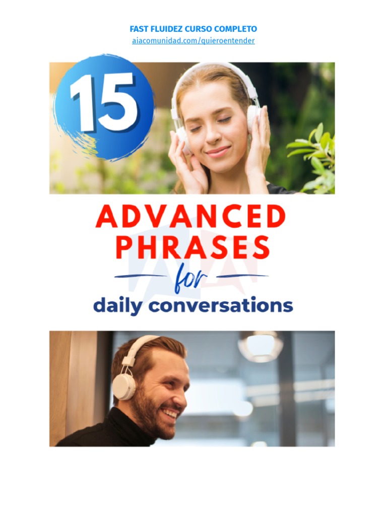 Frases Avanzadas para Conversaciones en Inglés-1 | PDF | Linguistics