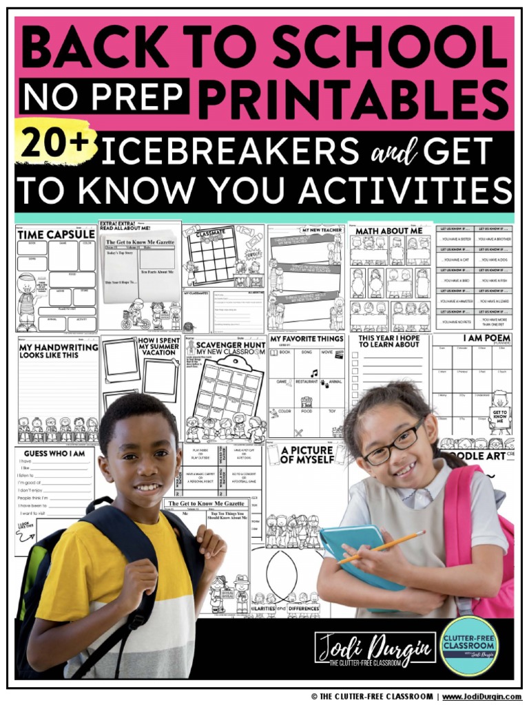 Back To School Activities | PDF | Worksheet | Teachers