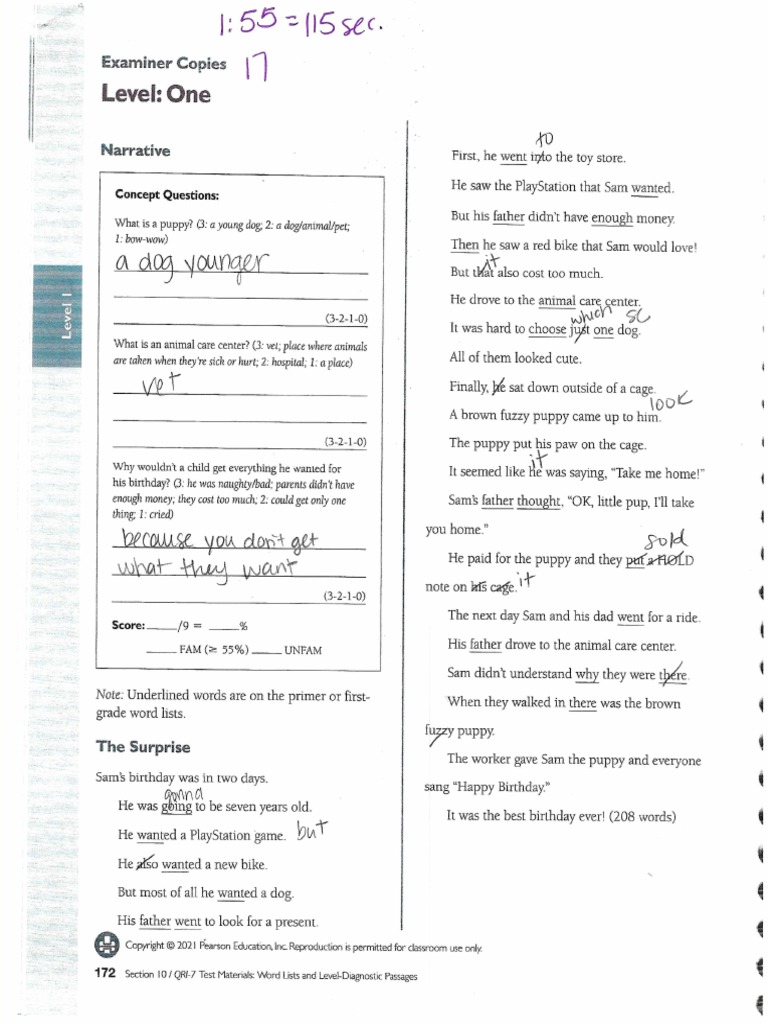 Pre-Assessment Qri Passages - Baier-Hood-Montemurro | PDF