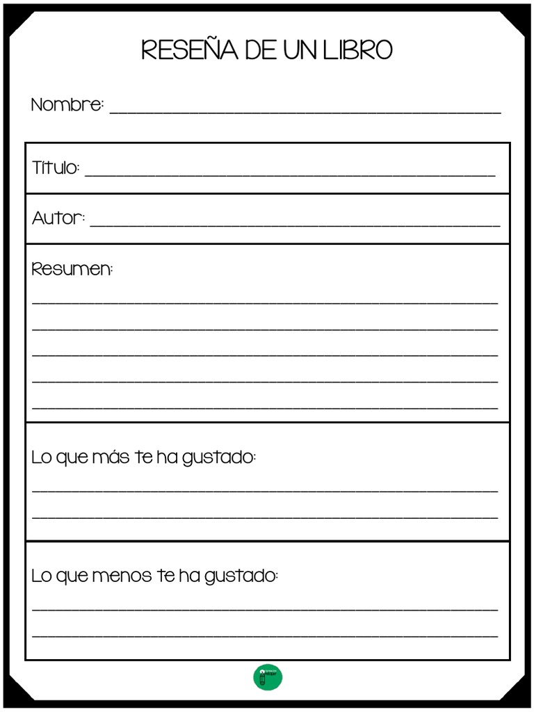 Reseña de Libro: Opiniones y Puntuación | PDF