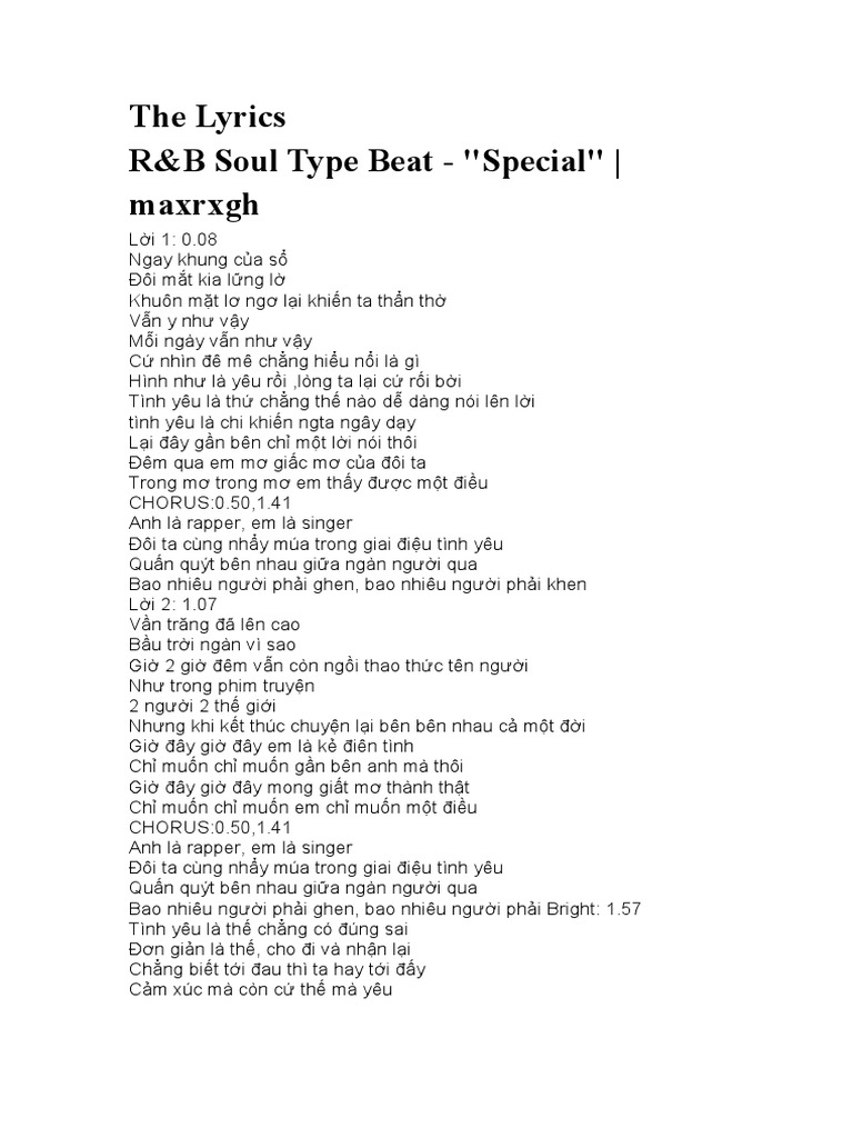 The Lyrics | PDF