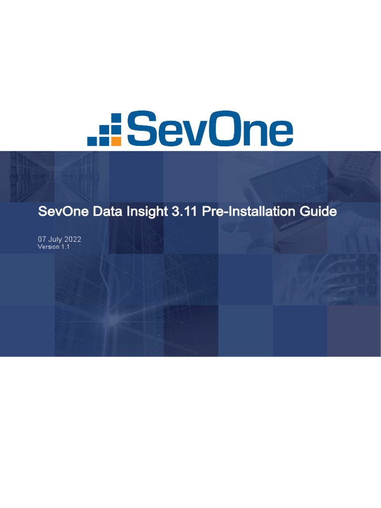 SevOne Data Insight 3.11 Pre-Installation Guide | PDF | Password ...