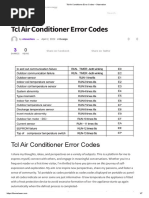 AUX Error Code List | PDF | Power Supply | Printed Circuit Board
