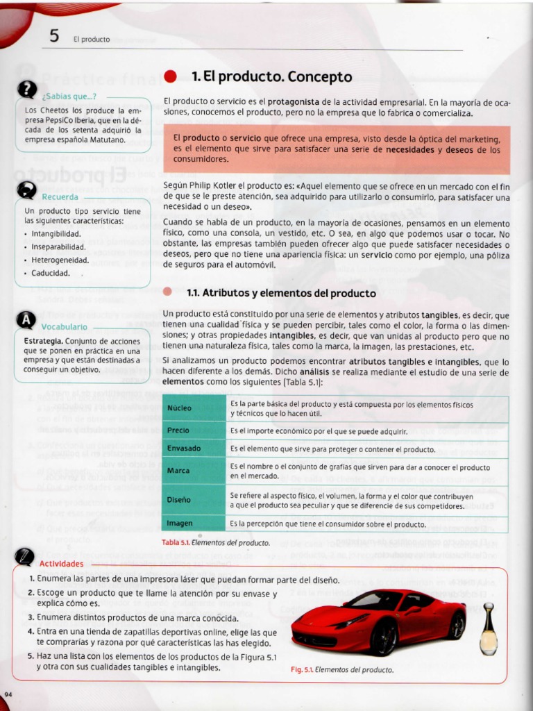 El Producto Apunte Teorico | PDF