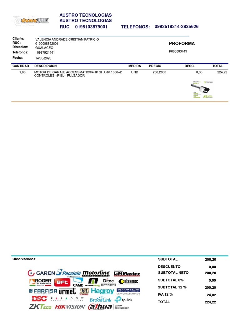 RPT Proformas Imagen-11 | PDF