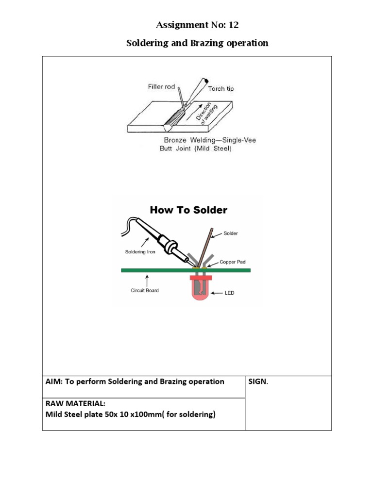 Soldering and Brazing Operations Guide | PDF | Soldering | Materials