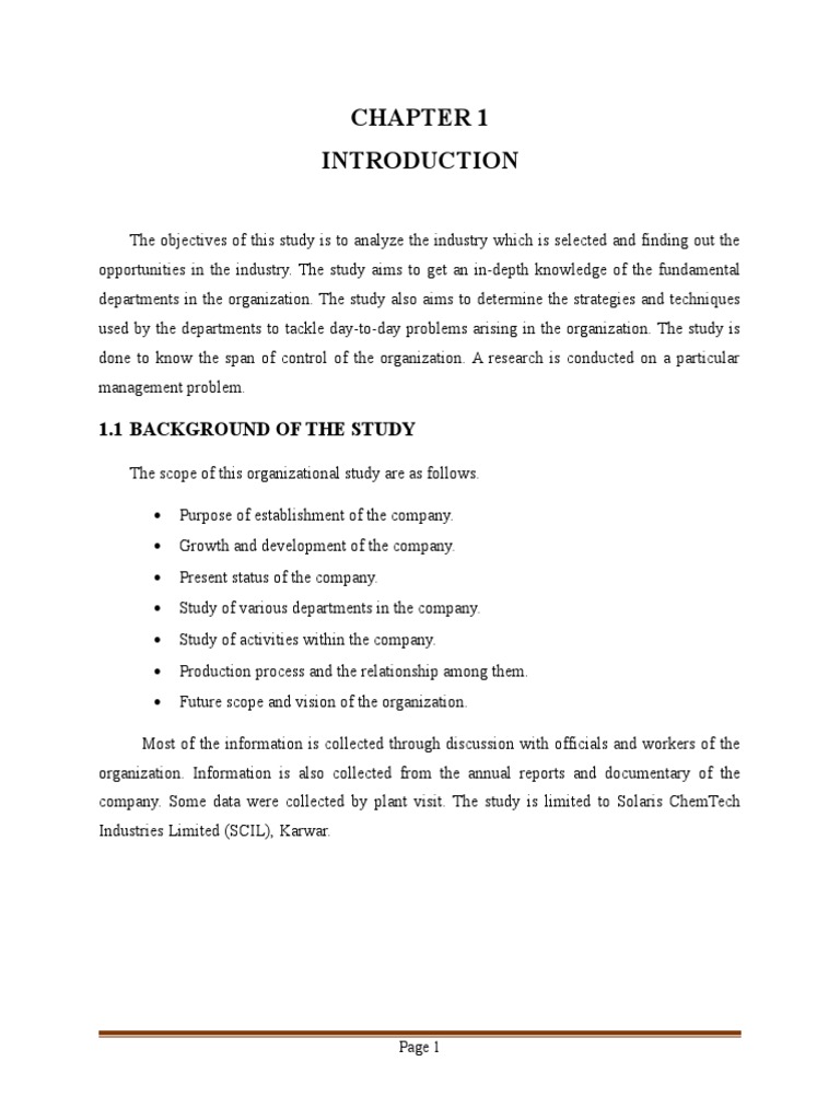 Chapter 1 | Download Free PDF | Chemical Industry | Economies
