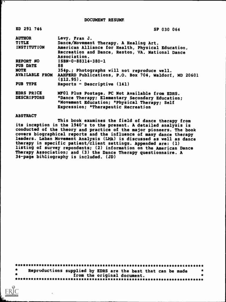 Fran Levy | PDF | Psychotherapy | Dances