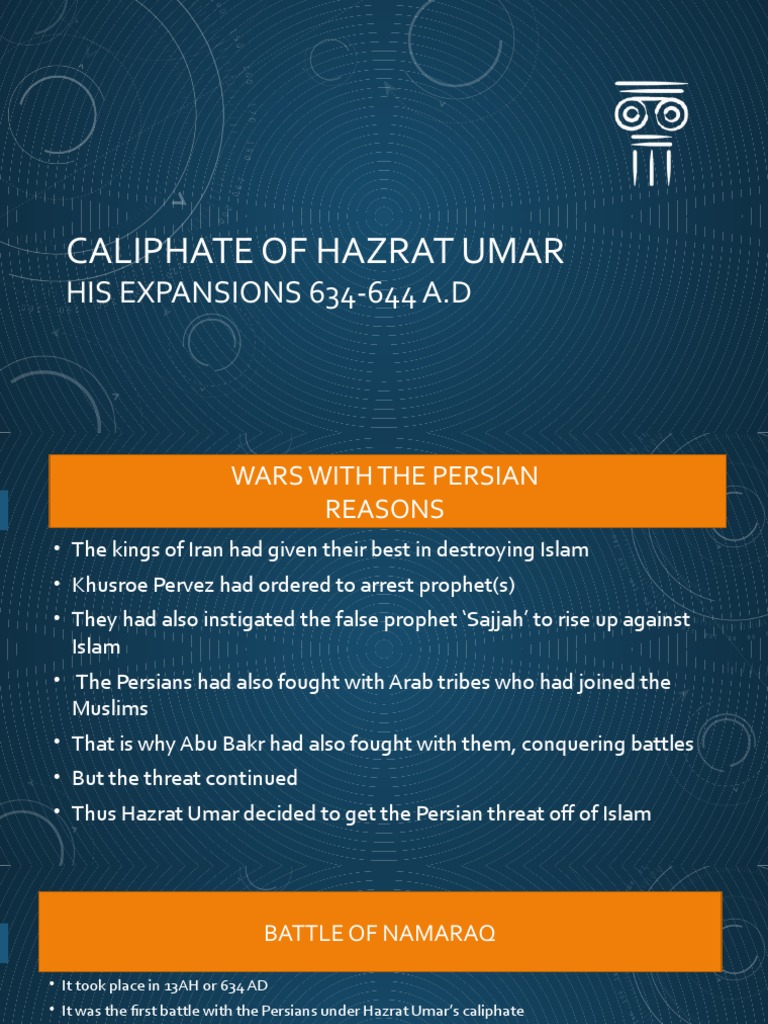 Caliphate of Hazrat Umar: His Expansions 634-644 A.D | PDF | Umar | Middle East