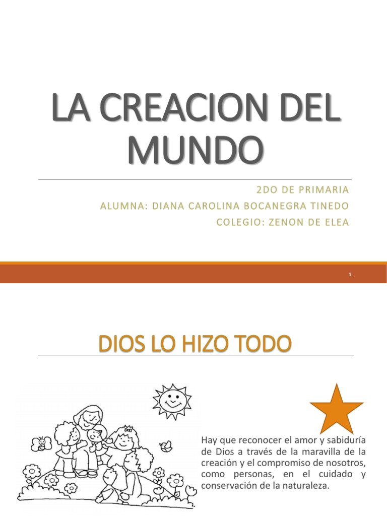 La Creación de Dios en 7 Días | PDF | Mitos de la creación