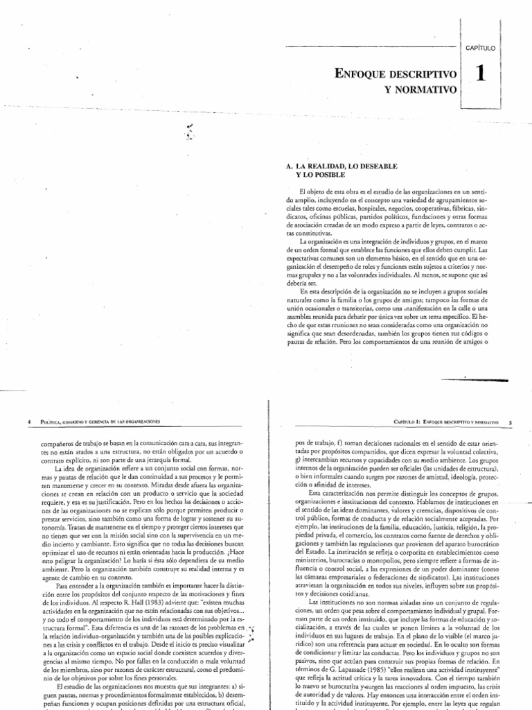 Enfoque Descriptivo Normativo: A. La Realidad, Lo Deseable | PDF ...