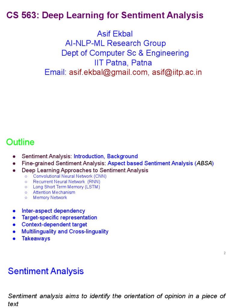 CS 563-DeepLearning-SentimentApplication-April2022 (27403) | PDF | Deep Learning | Algorithms