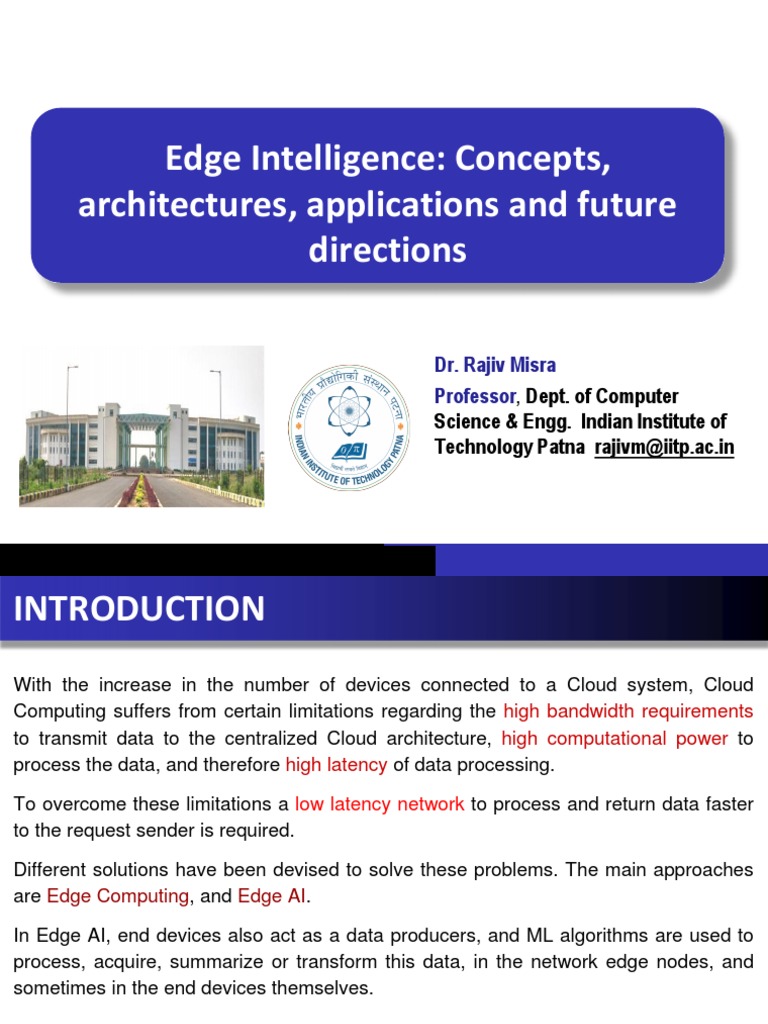 Edge Intelligence | PDF | Cloud Computing | Computing