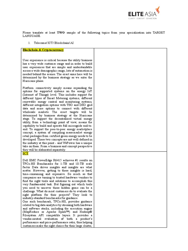 Translation Sample - Eng To Target Language - Telecoms - ICT ...
