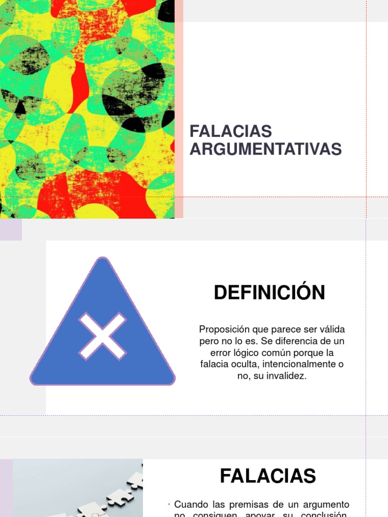 Falacias Argumentativas | PDF | Falacia | Argumento
