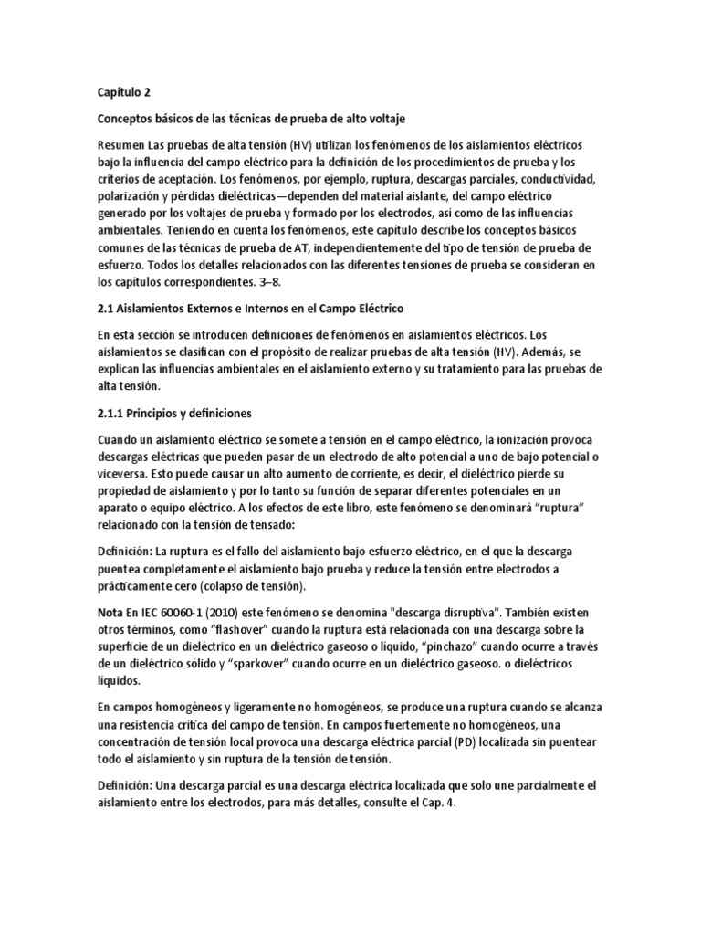 Resumen 2-2.3.1 TdAT | PDF | Aislador (Electricidad) | Dieléctrico