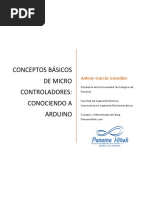Conceptos Básicos de Micro Controladores: Conociendo A Arduino PDF | PDF | Arduino | Programa de ...
